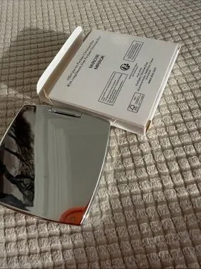 Dior | Other | Dior Silver Cd Logo Compact Mirror | Poshmark